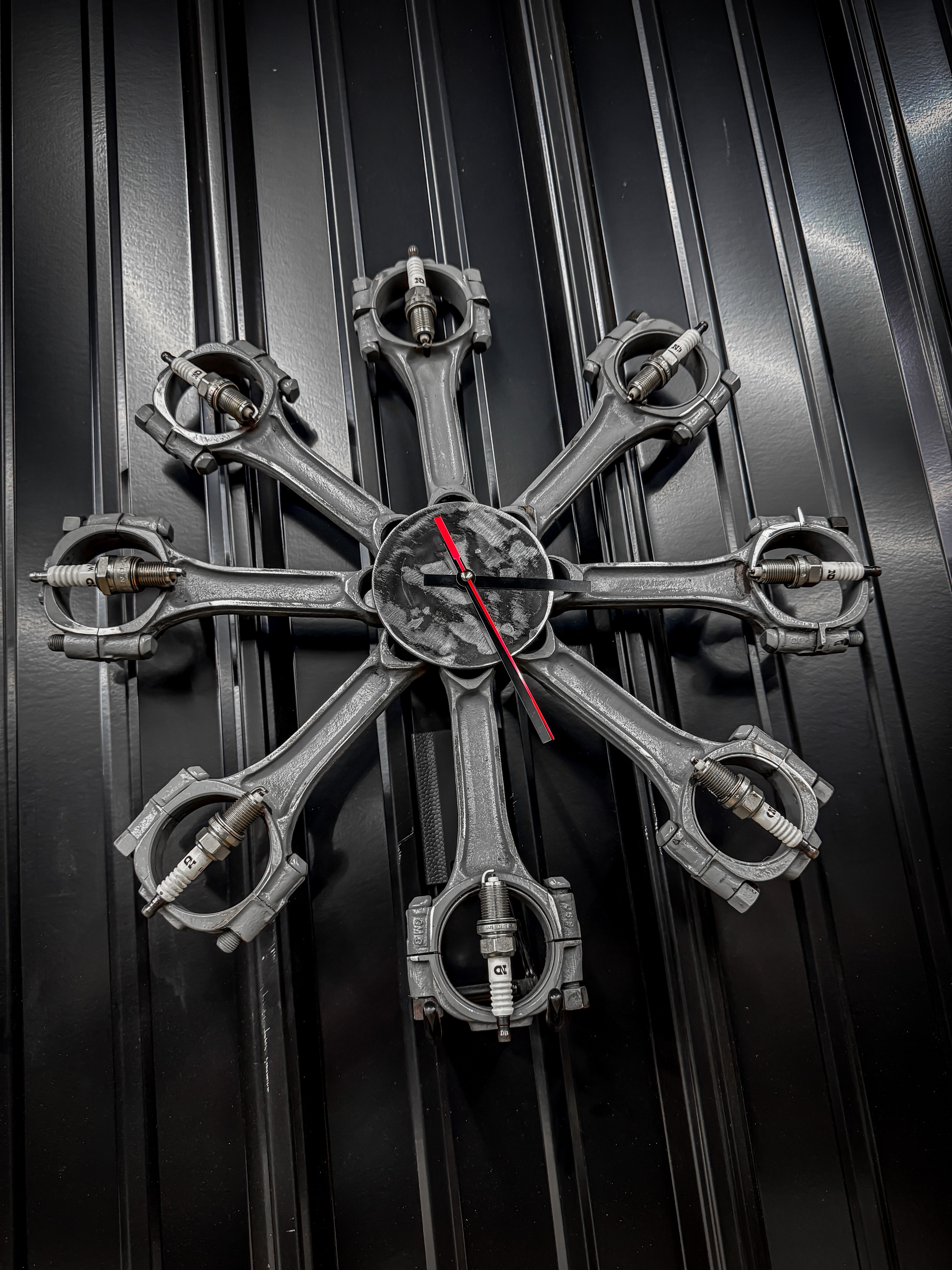 Piston Rod Clock II – Ironwood Garage